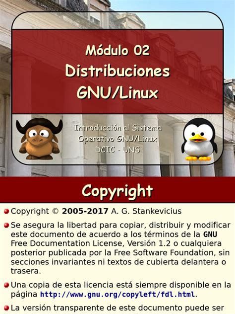 Módulo 02 Descargar Gratis Pdf Distribución De Linux Ñu