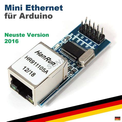 Mini Ethernet Lan Rj45 Netzwerk Modul Enc28j60 Arduino Spi Cp01002 G23