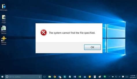 How To Fix The System Cannot Find The File Specified Error