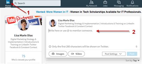 How To Add A Photo AND A Link On LinkedIn LisaMarie Dias Designs