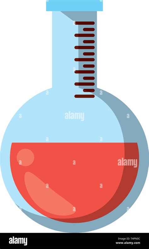 Chemistry Flask Symbol Isolated Stock Vector Image And Art Alamy