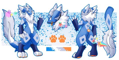 Wickerbeast Ref Sheet Commission 💙 Furry Amino