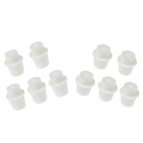 10x Tapones De Silicona Tapones De Laboratorio Tapones Cónicos Para