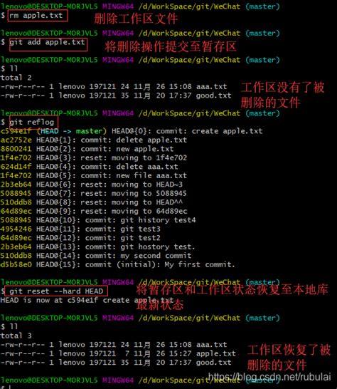 git——历史操作和回退 git abandon后如何操作 csdn博客