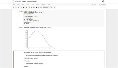 Jupyter Notebookの使い方解説Python学習データ解析