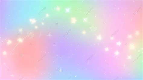 Dreamy Bright Girl Barbie Pink Rainbow Starry Sky Cloud Scene Background Lovely Dream Bright