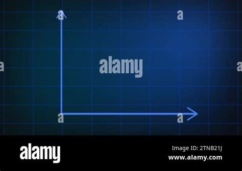 Graph Animation With A Growing Business Profit Graph Representation In