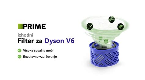 Prime Hepa Filter Za Dyson V6 Mimovrste