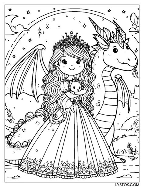 33 Безплатни за Печат Принцеса Картинки за Оцветяване за Възрастни и Деца Pdf