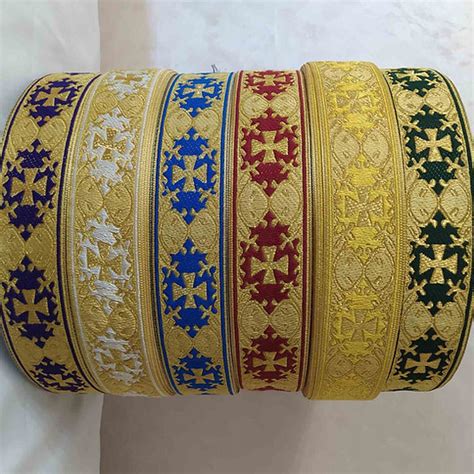 New Crosses Church Galloon Church Galloon For Vestments Production Liturgical Trim