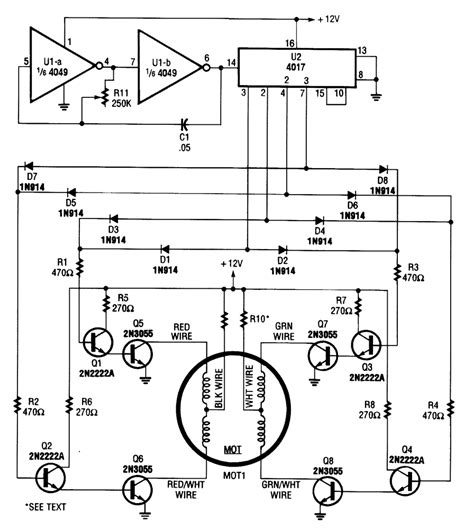 Bipolar Stepper Motor Drive Circuit Analog Circuit Basic Circuit
