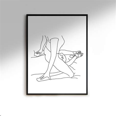 Sex Line Art Etsy