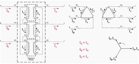 Transformer Delta Connection Phasor Diagram Open Delta Trans
