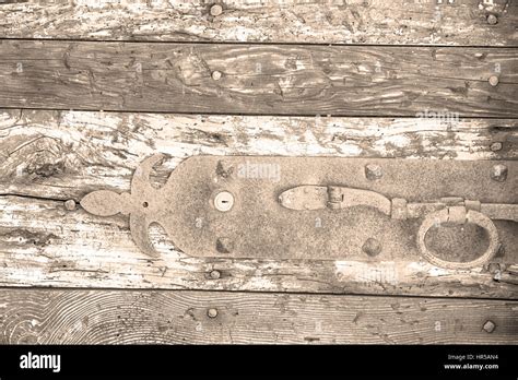 Blur In Italy Antique Door Entrance And Decorative Handle For