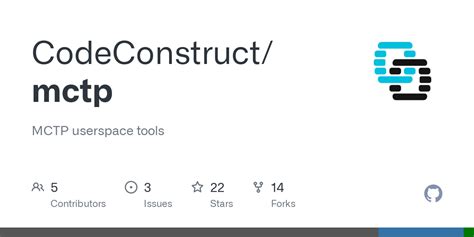 GitHub CodeConstruct Mctp MCTP Userspace Tools