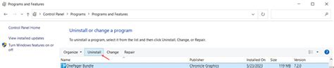 Uninstalling OnePager Version 7 2 OnePager Documentation