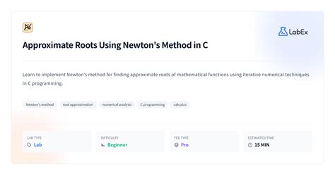 How To Approximate Roots Using Newtons Method In C Labex