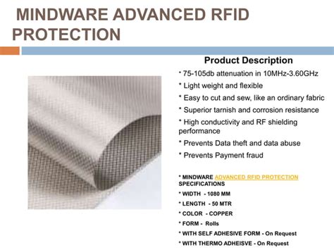 Mindware Rfid Blocking Material Ppt