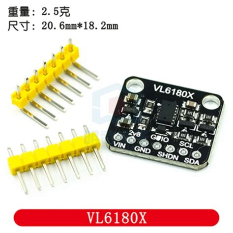 Vl6180 Vl6180x Range Finder Optical Ranging Sensor Module For Ar Duino I2c Interface 33v 5v