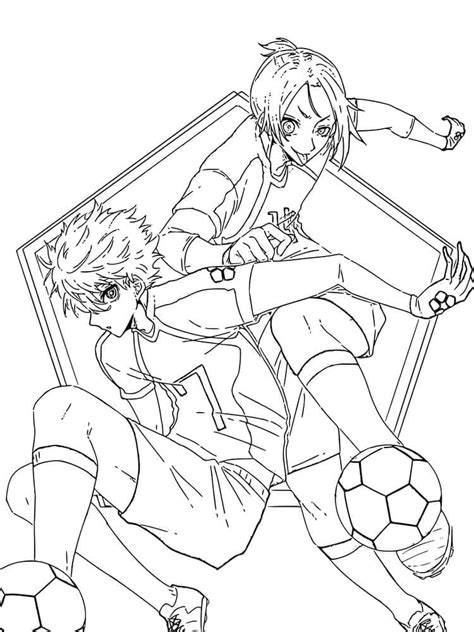 Coloriage Rin Itoshi De Blue Lock Télécharger Et Imprimer Gratuit Sur