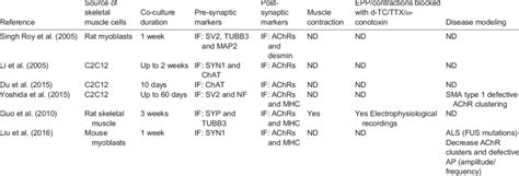 In Vitro Models Of Nmj Human Source Of Motoneurons Download