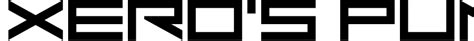 Xero S Punishment Font Download