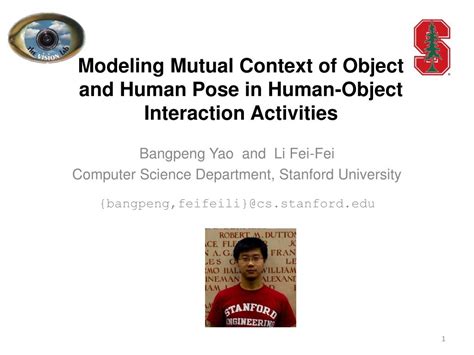 Ppt Modeling Mutual Context Of Object And Human Pose In Human Object Interaction Activities