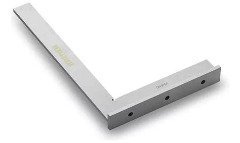 Escuadra Con Sombrero 400x250mm Din875 Grado 1 Bremen 3756 Color Plata