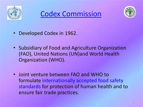 Codex Alimentarius Ppt PPTX