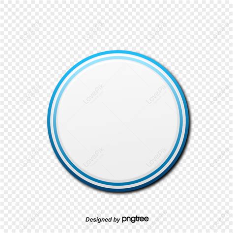 Vector Simple Round White Border Button Pngwhite Bordersabstract