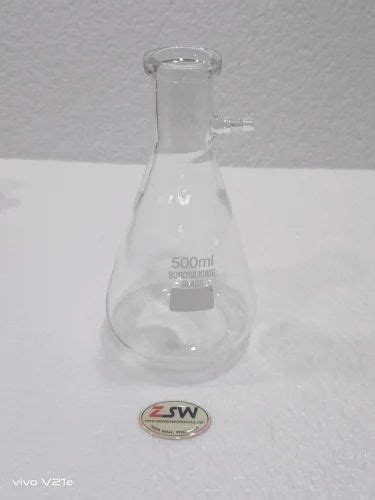 Glass Conical Buchner Flask 500 Ml For Laboratory At Rs 265 Piece In Ambala