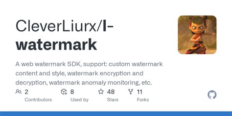 GitHub CleverLiurx L Watermark A Web Watermark SDK Support Custom Watermark Content And