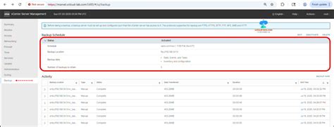 Modify Broadcom Vcsa Management Schedule Backup Job Using Powercli Vgeek Tales From Real It