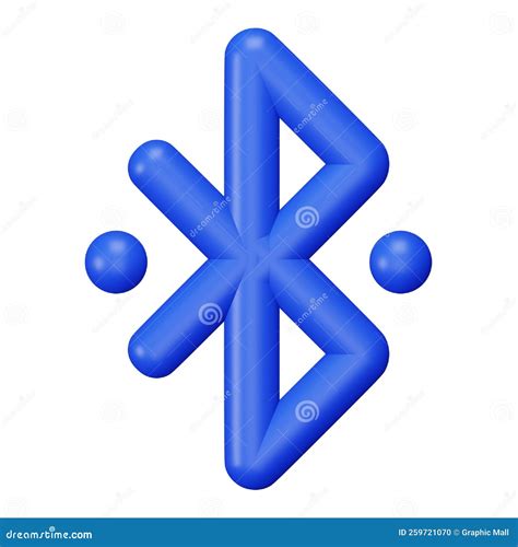 Bluetooth Connected 3d Rendering Isometric Bold Line Icon Editorial