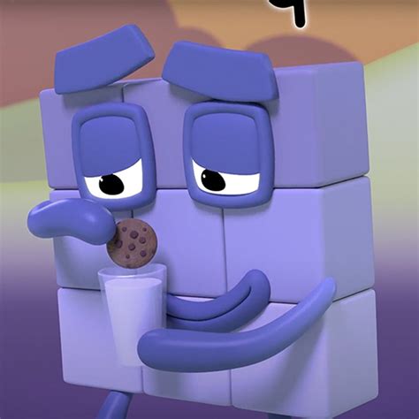 Numberblocks On Twitter 🩶 Being A Big Number Like Nine Means Knowing How Long To Dunk Your