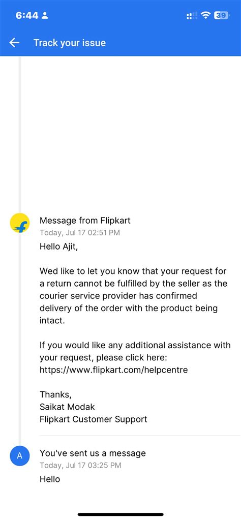 Ajit Kumar On Linkedin Flipkart 1 If Product Delivered Was Intact Then Why Bluestar