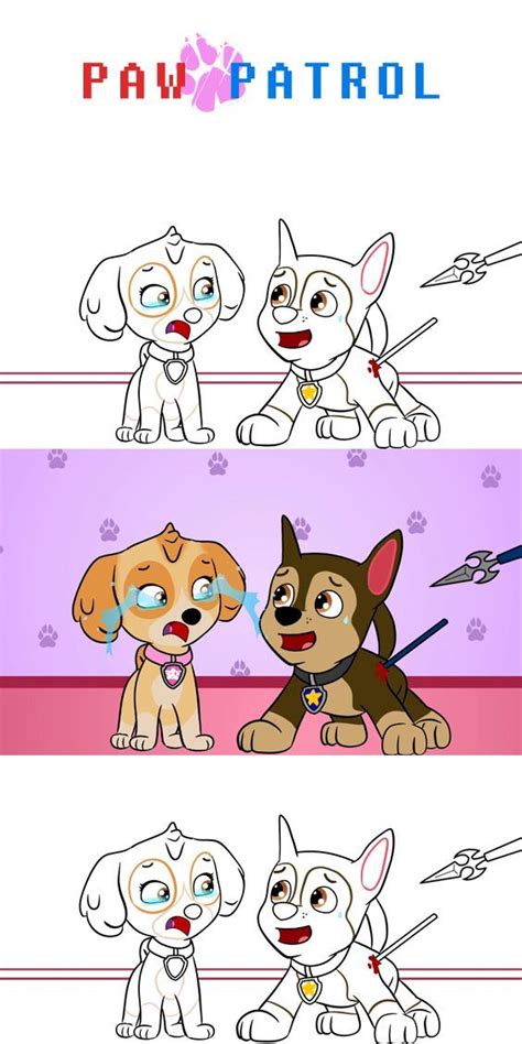 Paw Patrol Chase X Skye Are You Okay Chase