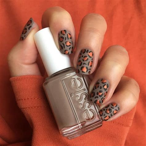 20 Cute Leopard Print Nails For Fall The Glossychic