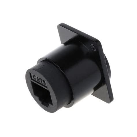 D Type Module Rj45 Socket Cable Female Signal Connector Cat6 Panel