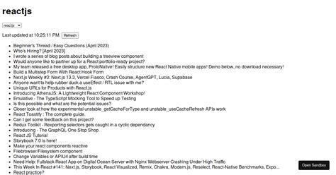 Redux Thunk Reddit Codesandbox