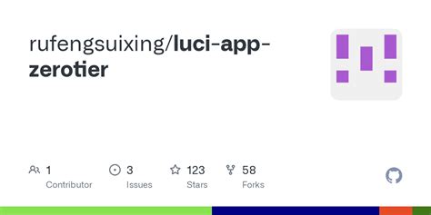 GitHub Rufengsuixing Luci App Zerotier