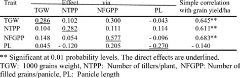 Path Coefficient Analysis Of The Direct And Indirect Effects Of The Download Scientific Diagram
