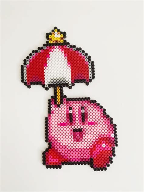 Kirby Perler Bead Sprites Wall Hangings Etsy