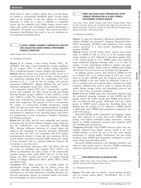 Pdf 5 Dmek And Dsaek Graft Preparations After Corneal Preservation In A New Corneal