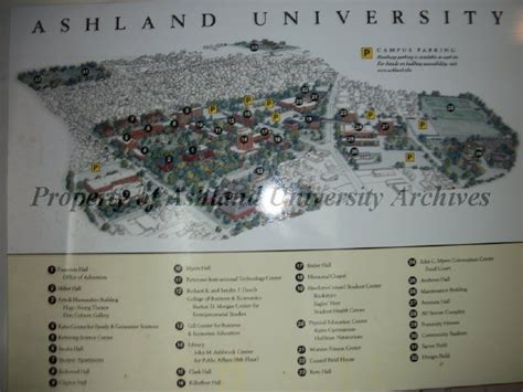 Ashland University Campus Map Ashland University