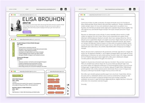 CV Web Designer UX UI On Behance CV Web Designer UX UI On Behance