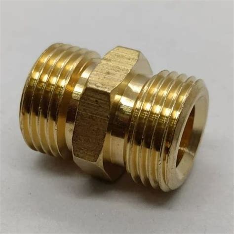 Brass Male Threaded Adapter At Rs 35piece पीतल का एडाप्टर In
