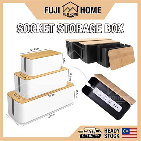 READY STOCKCable Management Box Cable Organizer Box Wire Cable Socket Storage Box Wire Safety
