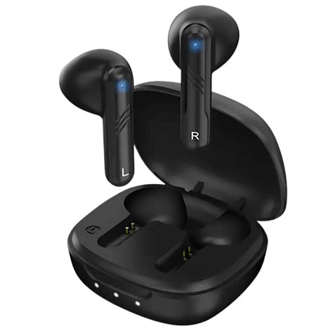 Audifono Genius Hs M Bt Negro Inalambricos Bluetooth Estuche De Carga Type C