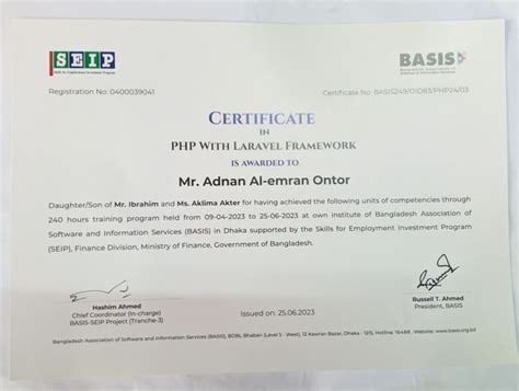 Adnan Al Emran On Linkedin Laravel Php Certificationjourney Gratitude